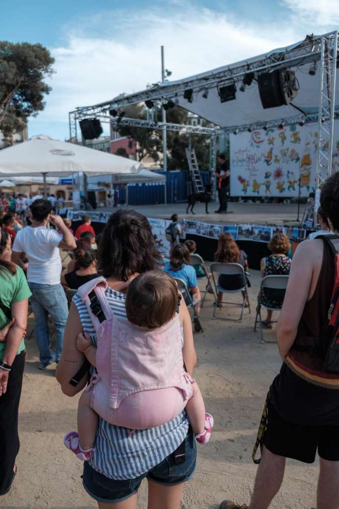 Day & Night at Barcelona's Gràcia Festival ~ A Papier-Mâché Playground ...